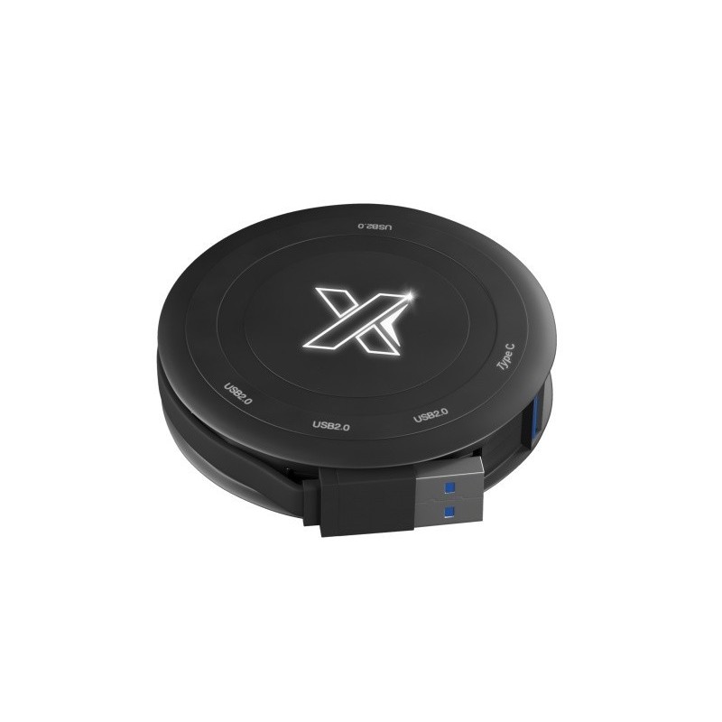 chargeur induction 4 hub USB 2.0 Ref H16 de la marque SCX